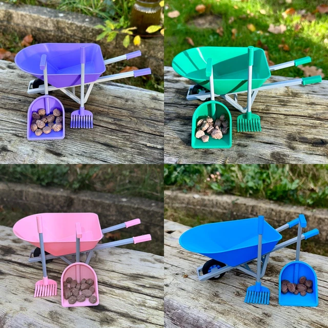 TOY WHEELBARROW & Poo Picker sized for Our Generation Pony, Accessories ...