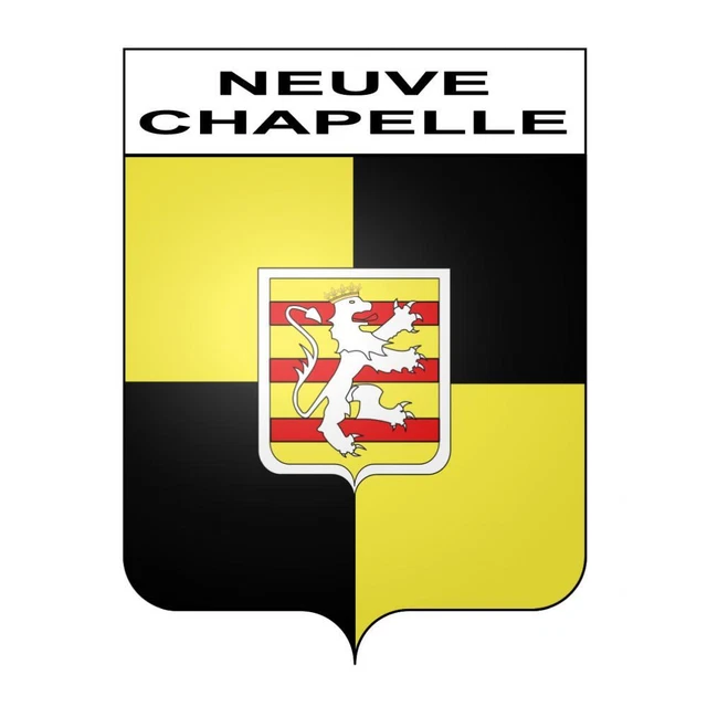 NEUVE-CHAPELLE 62 VILLE sticker blason écusson autocollant adhésif EUR 6,99 - PicClick FR