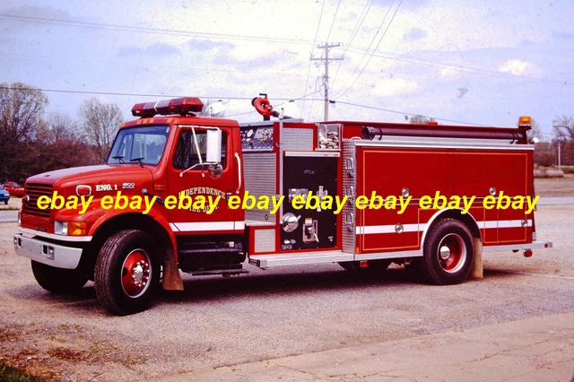 FIRE APPARATUS SLIDE Independence Miss Fire Dept 1997 Int'l Central ...
