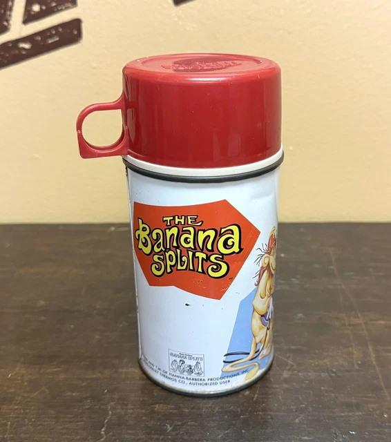 THE BANANA SPLITS Hanna Barbera 1969 Model 2889 Thermos W/ Cap & Cup £ ...