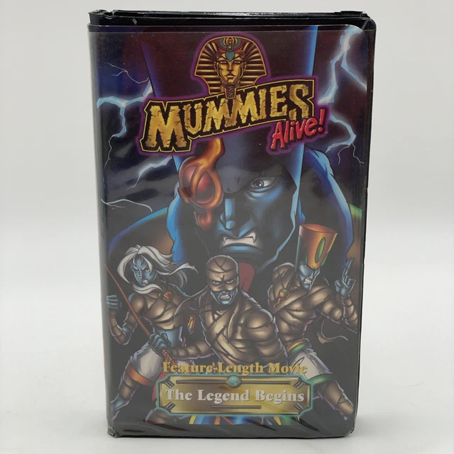 VINTAGE MUMMIES ALIVE VHS The Legend Begins Clamshell 1998 DIC Movie ...