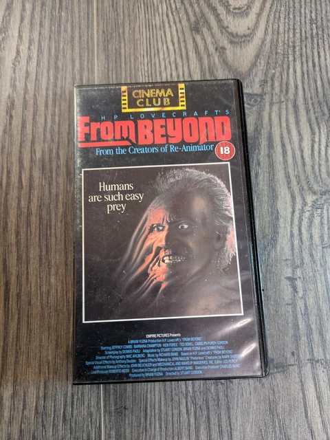 FROM BEYOND VHS Video Tape PAL Cinema Club Horror £12.00 - PicClick UK