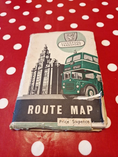 LIVERPOOL TRANSPORT ROUTE Map Circa 1970 To 1973 £30.00 - PicClick UK