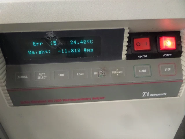 TA INSTRUMENTS MODULATED TGA 2950 Thermogravimetric Analyzer w/ Heat ...