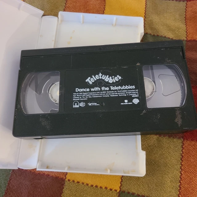 TELETUBBIES DANCE WITH the Teletubbies VHS, 1998 PBS Kids WRONG COVER ...