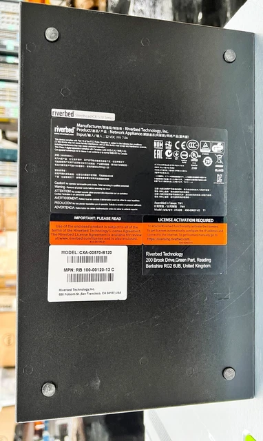 DISPOSITIVO DE RED Riverbed Steelhead serie CX-570 CXA-00570-B120 EUR ...