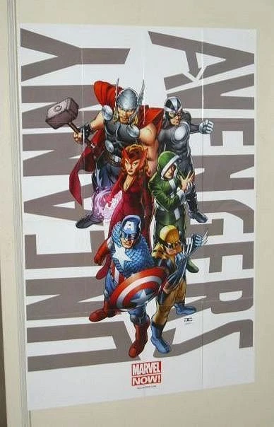 4 MARVEL COMICS 36x24 posters: X-Men,Avengers,Thor,Captain America ...