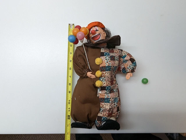 USED VINTAGE BUBBLE Balls The Clown Creepy Pennywise Bozo BROKEN BALL ...