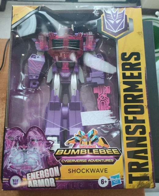 TRANSFORMERS, BUMBLEBEE CYBERVERSE Adventures, Shockwave Energon Armor ...