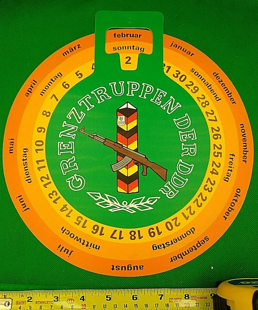 EAST GERMAN/DDR/NVA BORDER troop/Grenztruppen official perpetual ...