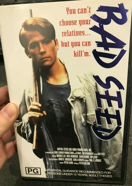 BAD SEED VHS VIDEO TAPE (1991 Ricky Schroder / Rip Torn drama tv movie ...