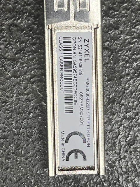 MODULO ZYXEL SFP FTTH GPON Zyxel PMG3000 per Modem Wind3 tre EUR 9,00 ...