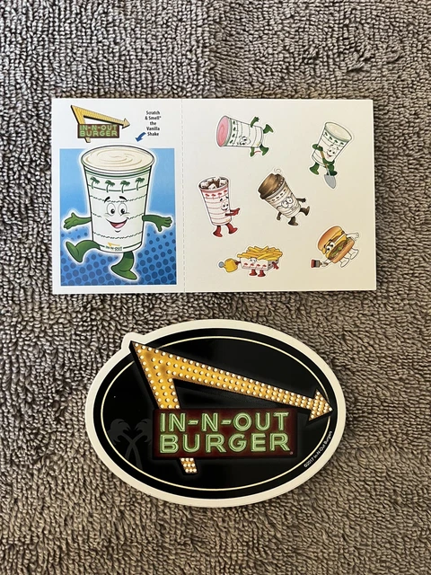 IN-N-OUT COMPANY BUMPER And Kids Scratch And Sniff Sticker Set - In n ...