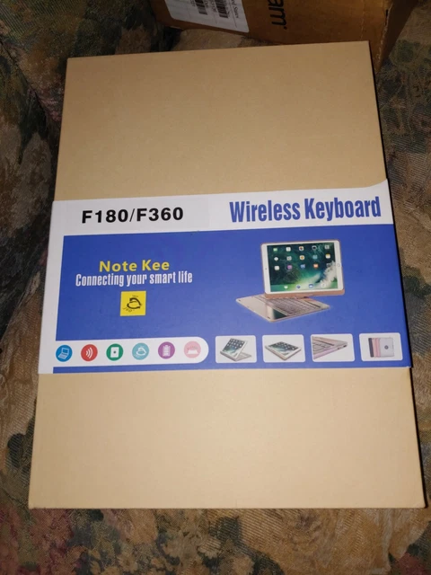 F180 / F360 WIRELESS KEYBOARD NOTE KEE FOR IPAD - size 254.8x192.4x16 ...
