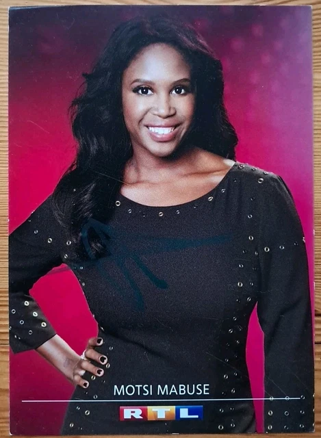 MOTSI MABUSE # Orig Autogramm signiert Let´s Dance 2025 sexy - AK EUR 6 ...