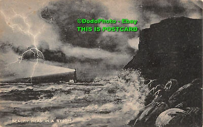 R391580 BEACHY HEAD in a Storm. The Watch Tower. Postcard EUR 11,21 ...