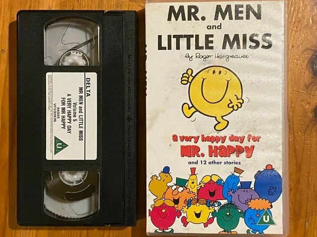 MR MEN AND Little Miss A Very Happy Day Mr Happy Childrens VHS PAL ...