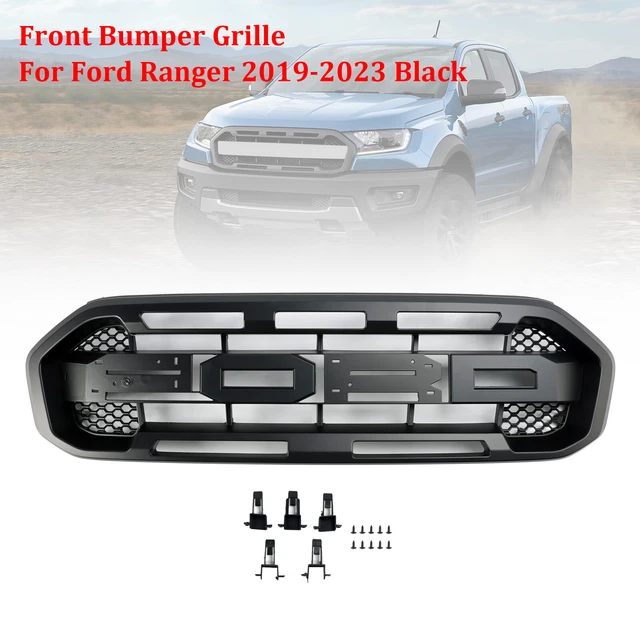 BLACK RAPTOR STYLE Front Bumper Grill Grille Pour Ford Ranger 2019-2023 ...