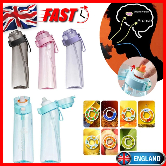 AIR UP WATER Bottle 650ml Flavoured Water Bottle - Charcoal Grey / Hot ...