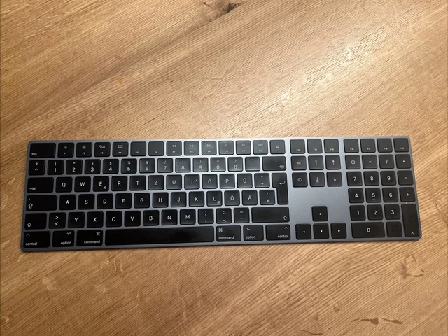 APPLE MAGIC KEYBOARD mit Ziffernblatt deutsches Tastaturlayout / space ...