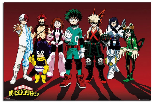 MY HERO ACADEMIA Line Up Maxi Poster OFFICIAL LICENSED 61x91.5 | UK ...