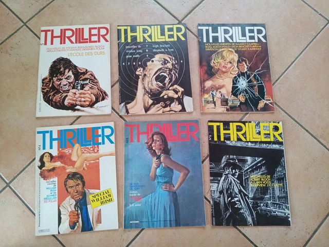 LOT MAGAZINE BD - THRILLER n° 1 à 6 / Années 70/80 TBE EUR 8,50 ...