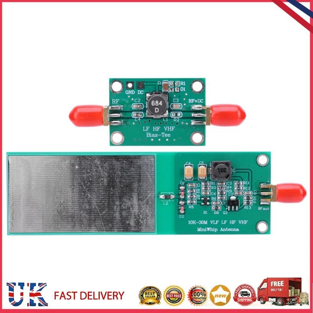 MINI-WHIP SDR ANTENNA 10KHz-30MHz Shortwave Receiver Board for RTL-SDR ...