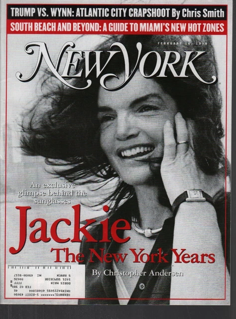 NEW YORK FEBRUARY 16 1998 Jackie Kennedy Onassis Trump vs Wynn ...