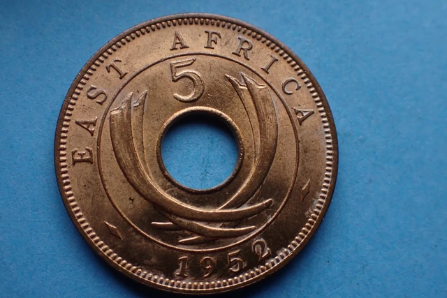 EAST AFRICA, 5 Cents 1952, as shown. £0.99 - PicClick UK