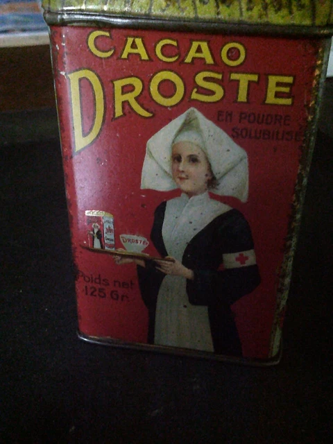RARE BOITE CACAO droste 125 grs croix rouge pastille droste EUR 125,00 ...