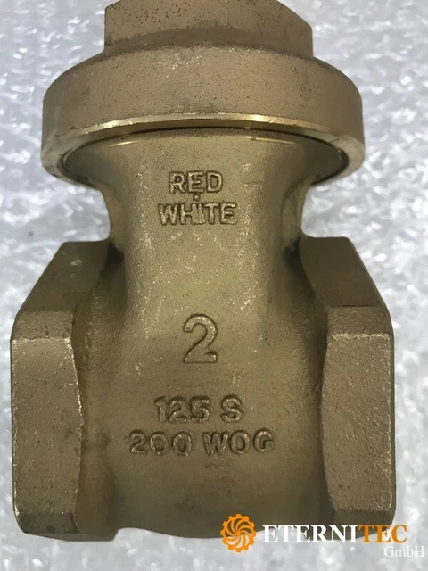 TOYO RED WHITE 2 125S 200 WOG Absperrschieber Muffenschieber Rotguss ...