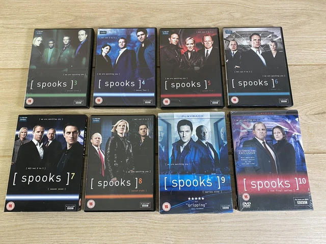 SPOOKS BBC TV Series Seasons: 3 - 10 DVD 3, 4, 5, 6, 7, 8, 9, 10 ...