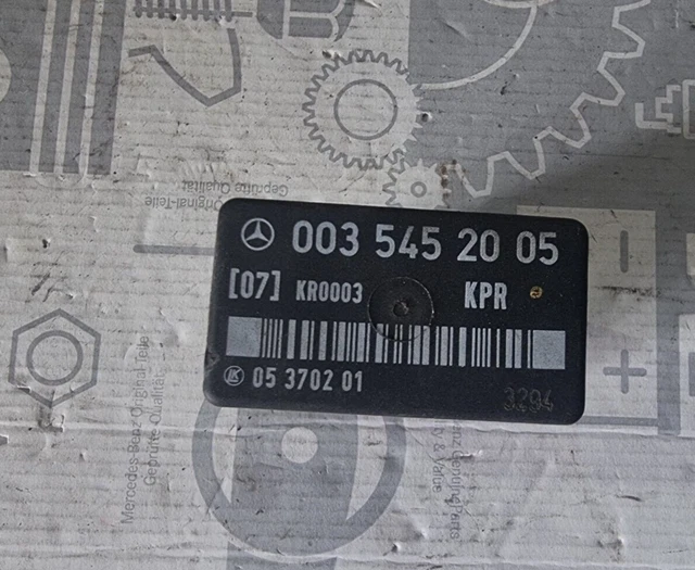 ORIGINAL MERCEDES w201 190er w124 Relais Kraftstoffpumpe 0035452005 EUR ...