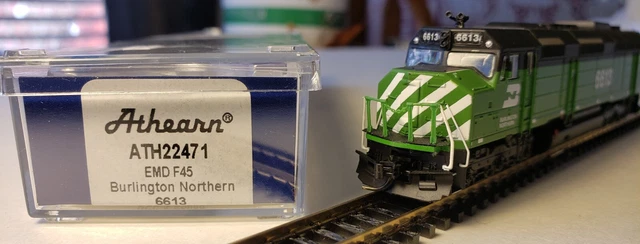 N SCALE ATHEARN EMD F45 Diesel Locomotive, DCC with Sound $282.78 ...