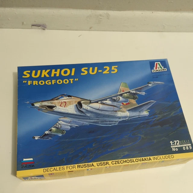 ITALERI ZVEZDA SUKHOI Su-25 Frogfoot Soviet Attack Aircraft - 1/72 brand new EUR 30,40 - PicClick DE