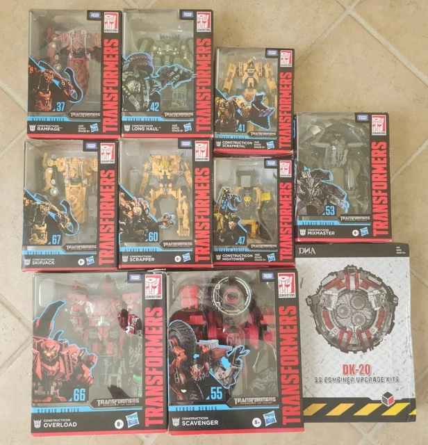 HASBRO: TRANSFORMERS STUDIO Series Devastator Set Of 9 Figures ...