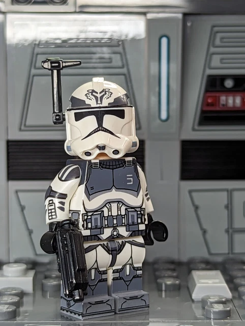LEGO STAR WARS Custom Printed Minifig 104th Wolfpack Clone Comms ...
