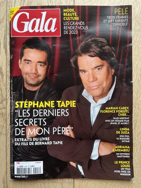 REVUE GALA N° 1543 de 01/23 Stéphane Tapie Les Derniers Secrets De Mon ...