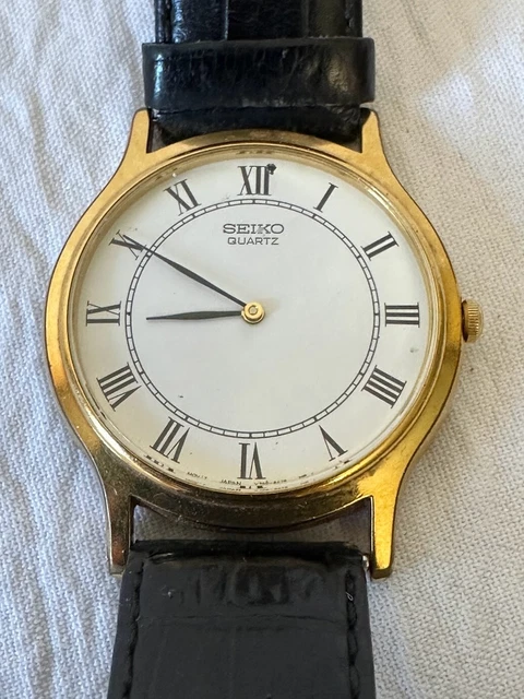 OROLOGIO VINTAGE 1994 SEIKO V700-8A10 Slim Classico Uomo Quarzo EUR 112 ...