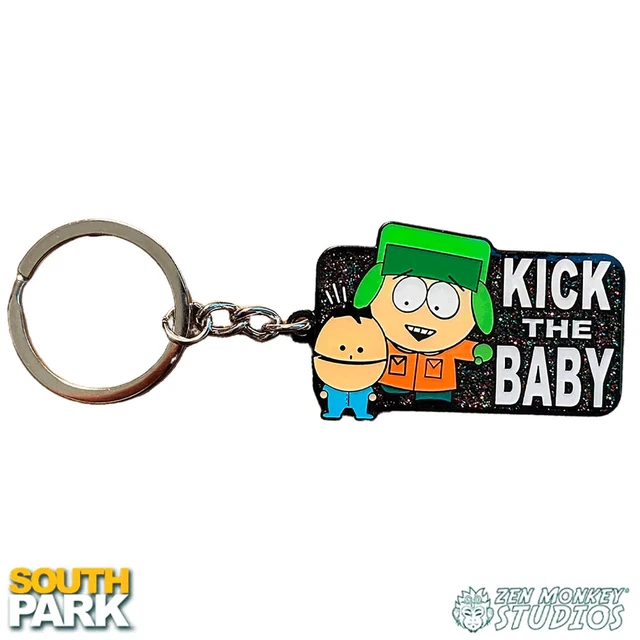 SOUTH PARK KICK The Baby Kyle Hank enamel keychain zipper pull Zen ...