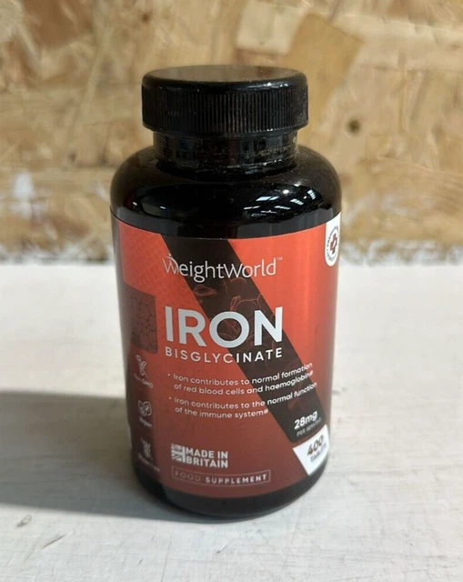 GENTLE IRON TABLETS High Strength 28mg - 400 Tablets (6+ Months Supply ...