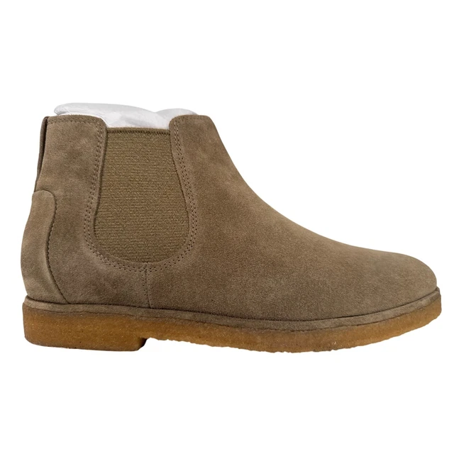 VINCE BONHAM CHELSEA Boot Mens 8.5 M EU42 Light Brown Flint Suede Pull ...