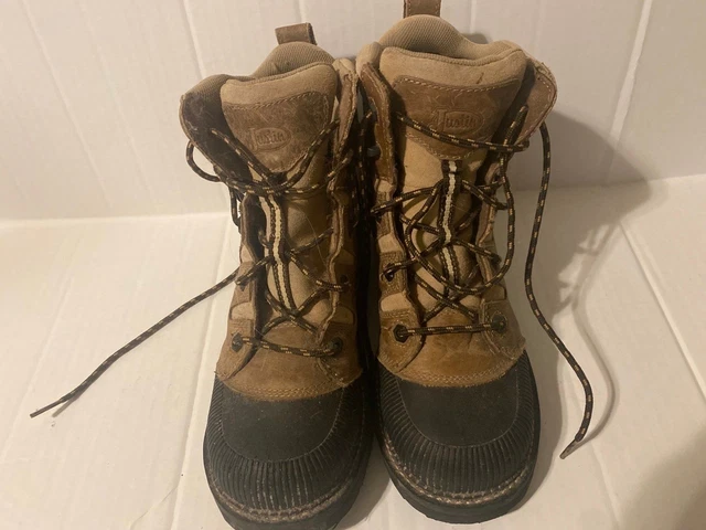WOMENS JUSTIN WORK Boots: Comp Toe - CLAUDETTE TAUPE - WKL996 8 1/2 £20 ...
