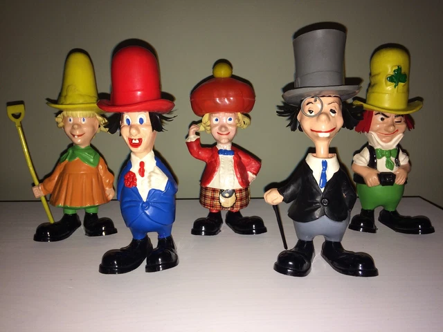 KEN DODD'S 'DIDDY Men' - 1970's Complete Set (5 Figures) - Excellent ...