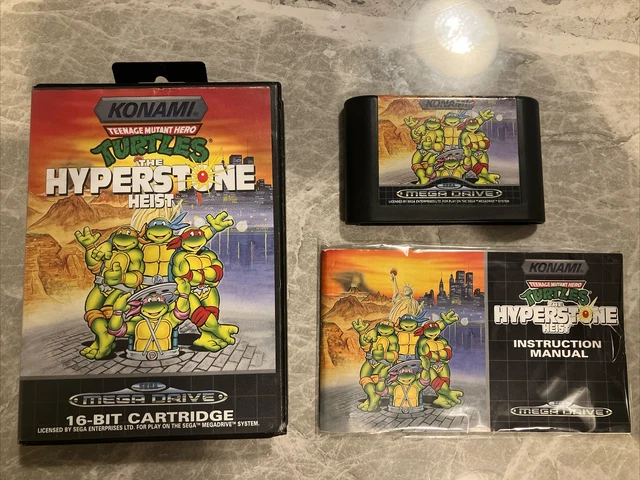 TEENAGE MUTANT NINJA Turtles The Hyperstone Heist Sega Megadrive PAL ...