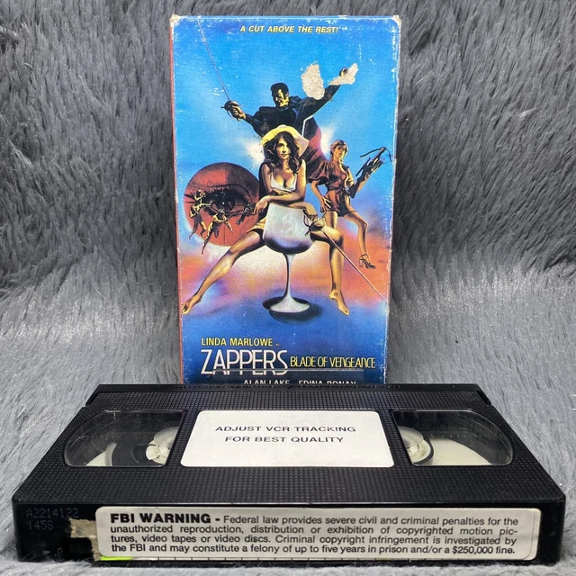 ZAPPERS BLADE OF Vengeance 1986 VHS Puerto Rico Productions Linda ...