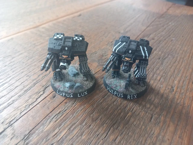 2X WARHOUND TITANS - EPIC SCALE, FORGE WORLD RESIN, OOP - EPIC 40K ...