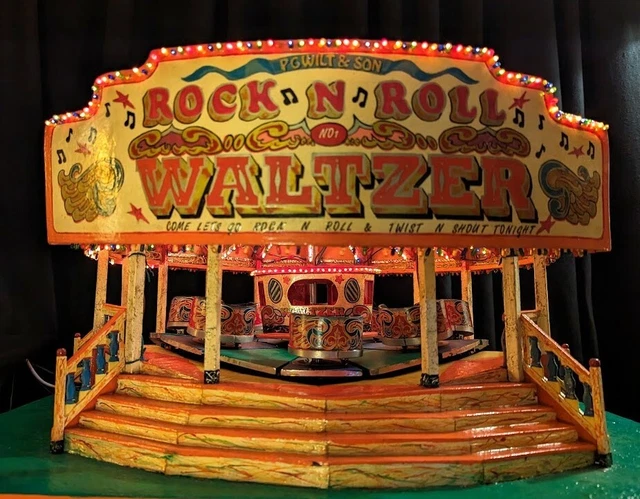 MODEL WALTZER FAIRGROUND ride 1/24 scale, fully working with LED ...