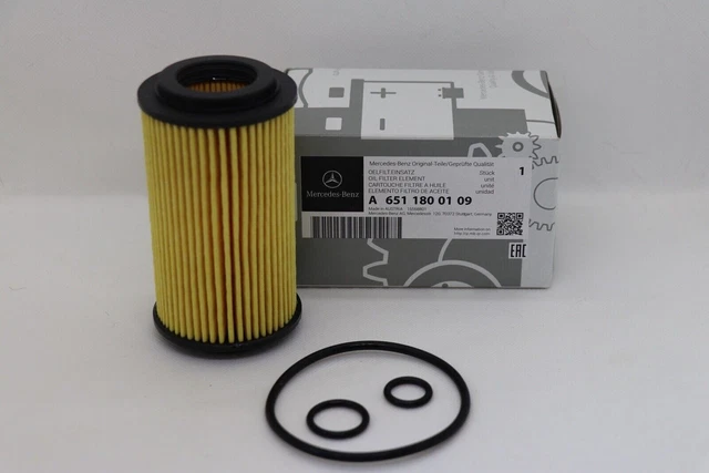 ORIGINAL MERCEDES OIL Filter with Seals M651 W176 W246 W204 A6511800109 ...