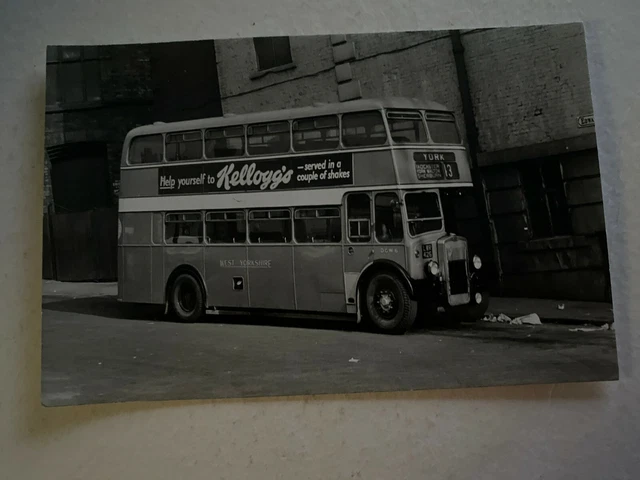 BUS PHOTO EDWARD Street Leeds Double Decker KSW6G ECW West Yorkshire ...